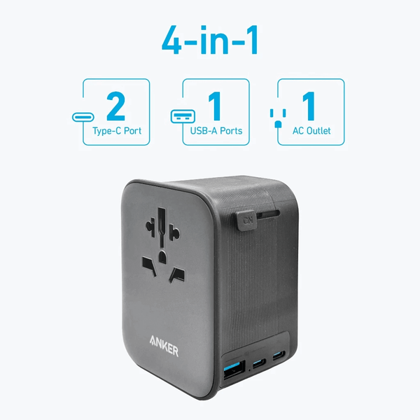 Anker PD 65W GaN Travel Adapter A9213 | gifts shop