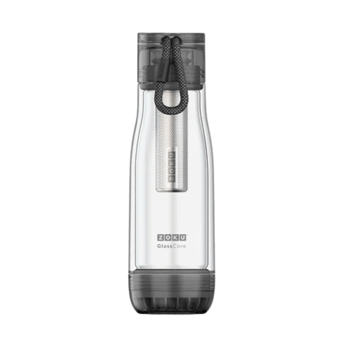 Zoku Glass Core Bottle & Tea Infuser | gifts shop