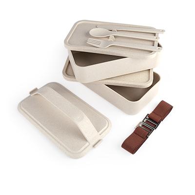 Husk Fiber 2 Tier Lunch Box | gifts shop