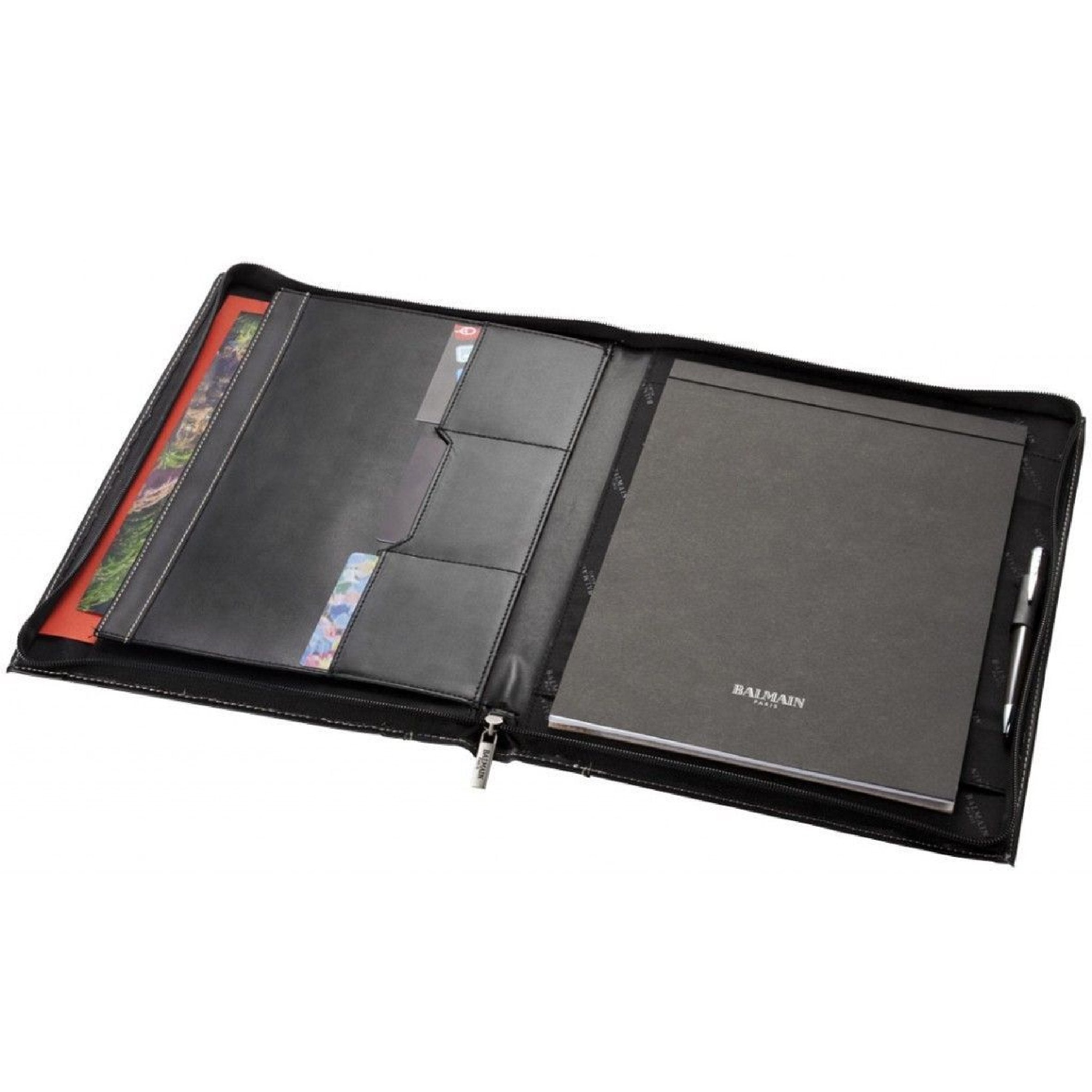 A4 Zipper Leather Portfolio | gifts shop