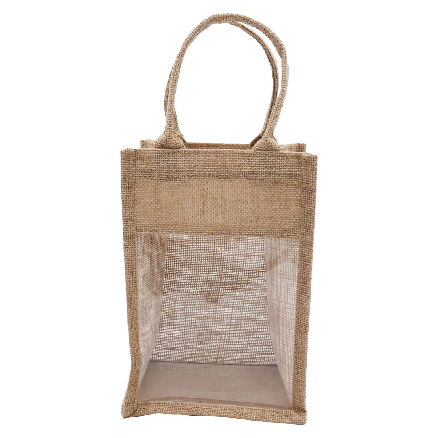 Jute Bag with Window | gifts shop