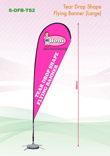 Tear Shape Flying Banner For Corporate Gifts - GiftStore.sg
